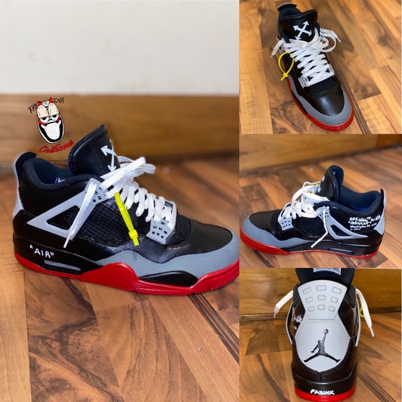 Jordan | Shoes | Custom Off White Jordan 4s | Poshmark
